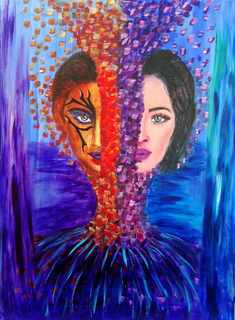 Woman Fierce and Gentle 1 by Eva Maria Hunt - Spiritual Wonders